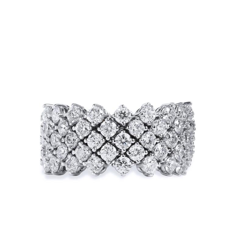Flexible Diamond Gold Band Ring at 1stDibs | flexible diamond ring ...