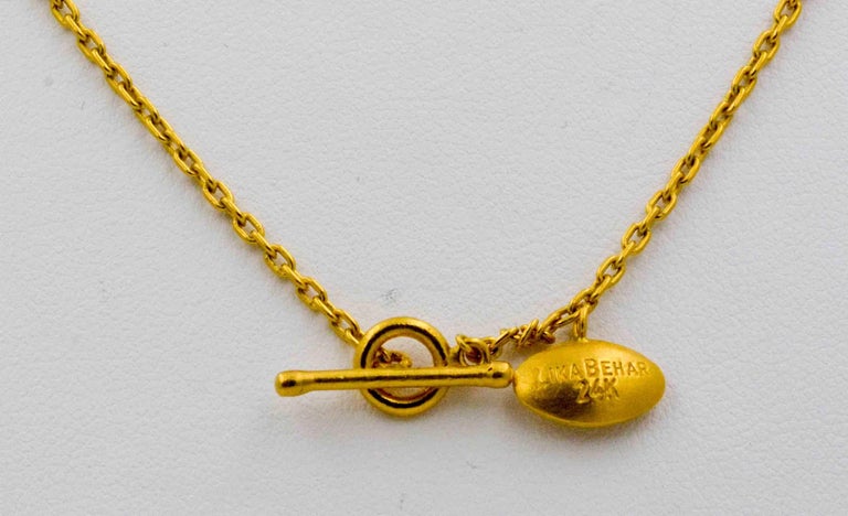 Lika Behar 24 Karat Yellow Gold Chain at 1stDibs | 24 karat gold chain ...