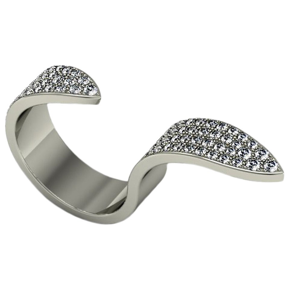 Zoe Stork and Sparkles Diamond and Gold Ring For Sale at 1stDibs