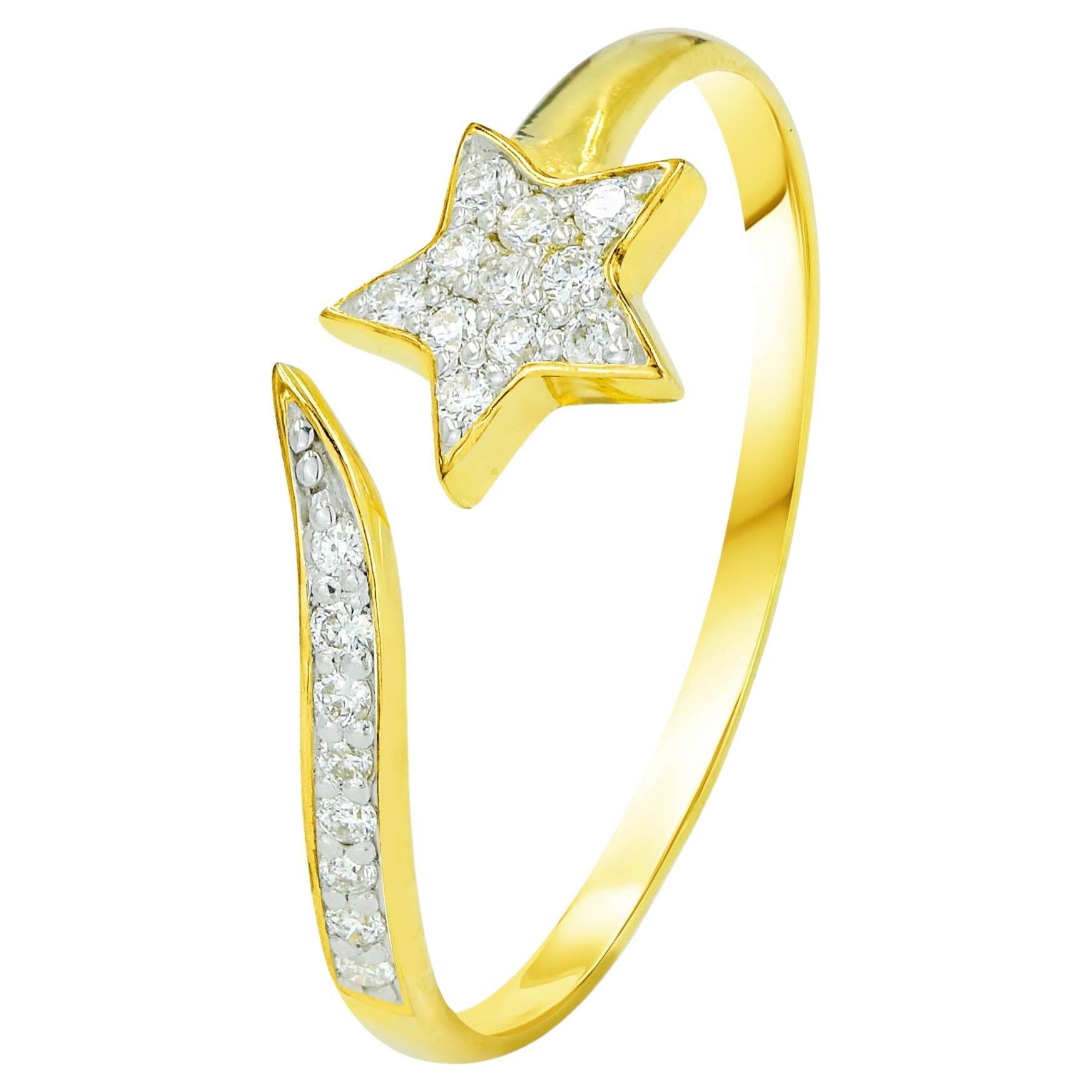 Star Engagement Ring For Sale at 1stDibs
