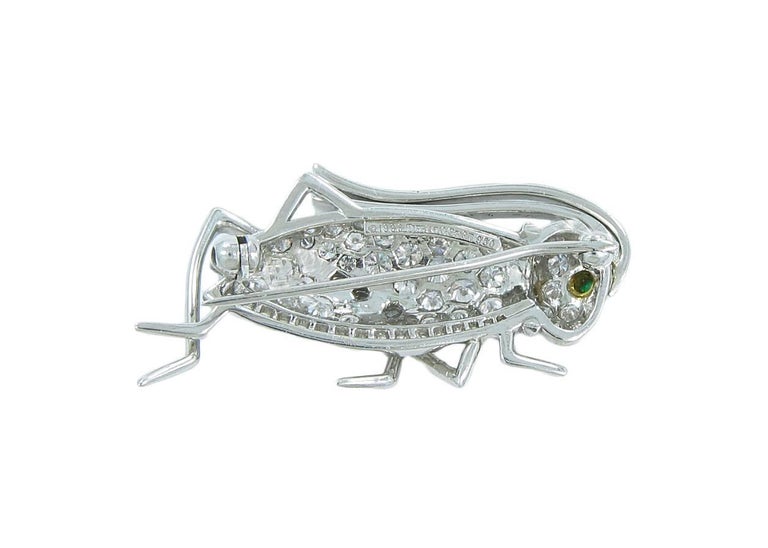 Tiffany and Co. Diamond Grasshopper Pin at 1stDibs