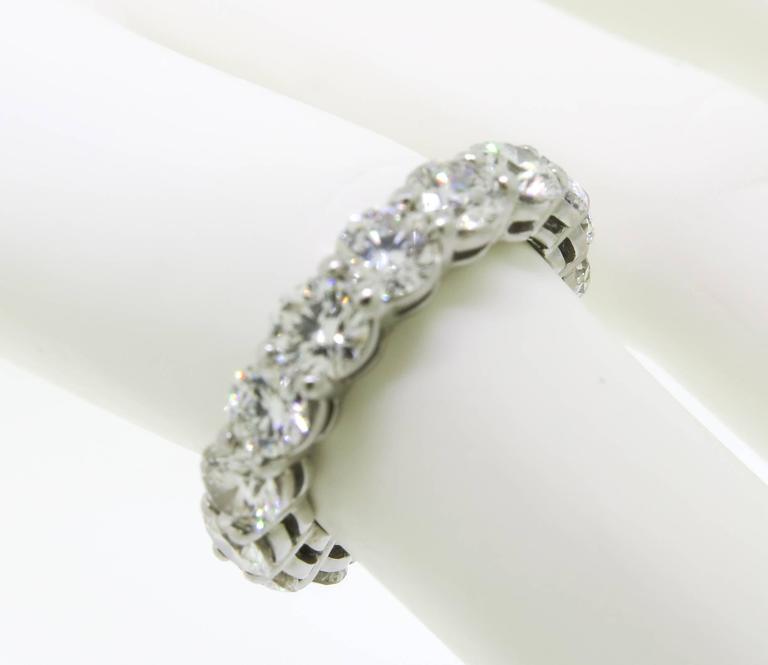 Graff Diamond Platinum Eternity Band Ring at 1stDibs | graff eternity ...