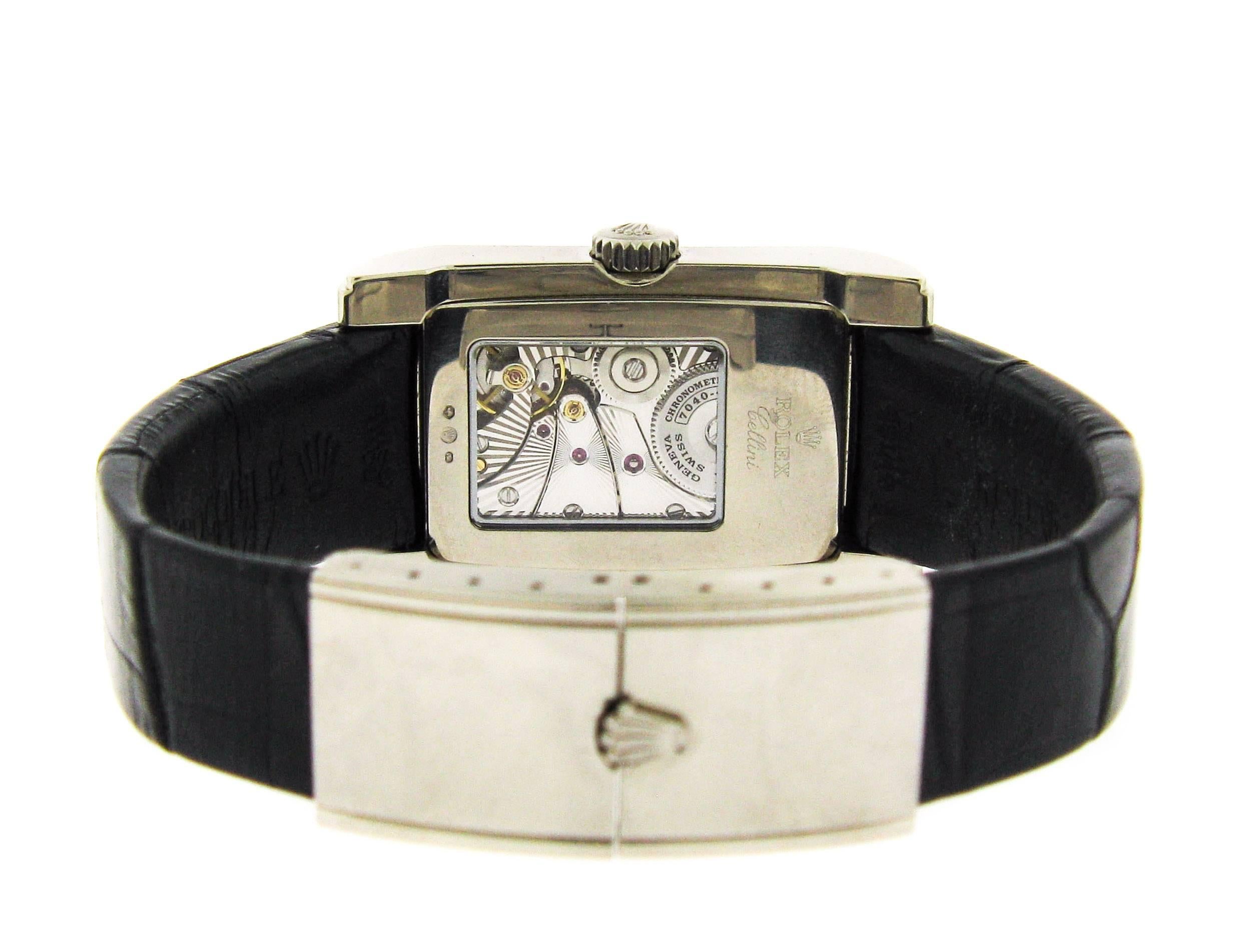 Rolex White Gold Cellini Prince Manual Wristwatch at 1stDibs