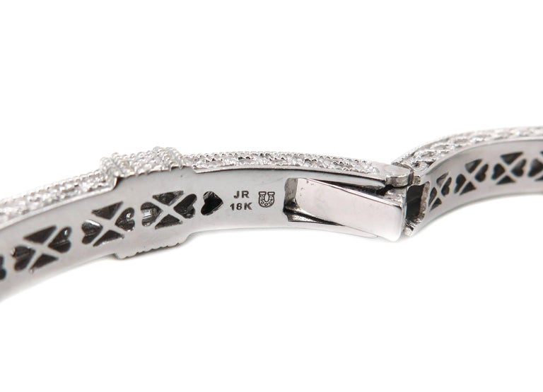 Judith Ripka, Pia, Diamond Pave White Gold Cuff Bracelet at 1stDibs ...