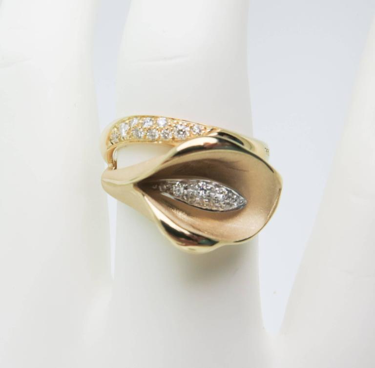 Anna Maria Cammilli Gold Calla Ring at 1stDibs | ana maria cammilli