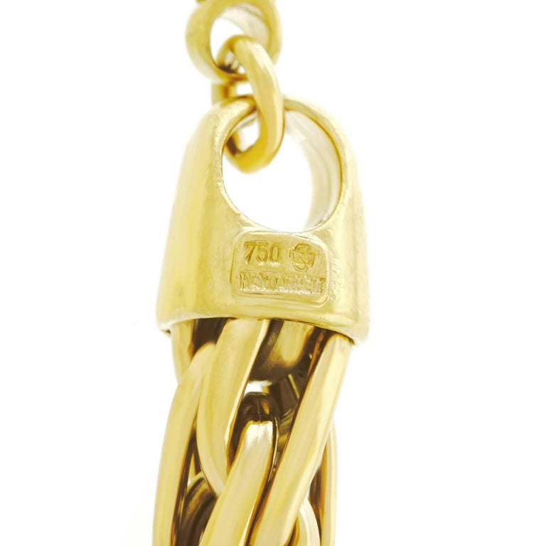 Handmade Russian Braid Gold Necklace at 1stDibs