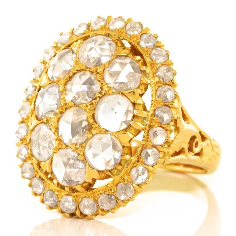 Chic Regional Peranakan-Straits Chinese Diamond Gold Ring at 1stDibs ...