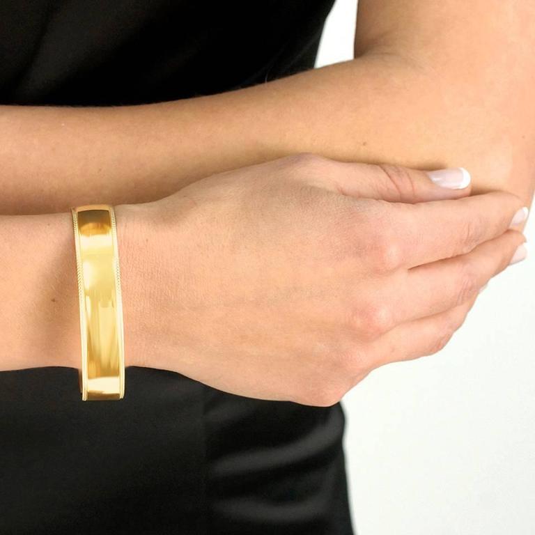 Tiffany and Co. Gold Bangle Bracelet at 1stDibs
