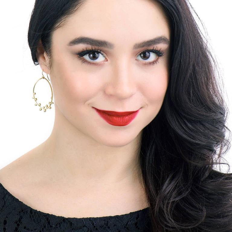 Yellow Gold Hoop Earrings at 1stDibs
