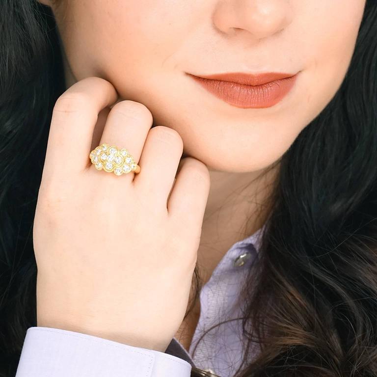 Dior Diamond-Set Gold Ring at 1stDibs