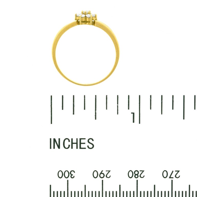 .21 Carats Total Weight Diamond Gold Ring For Sale at 1stDibs | .21 ...