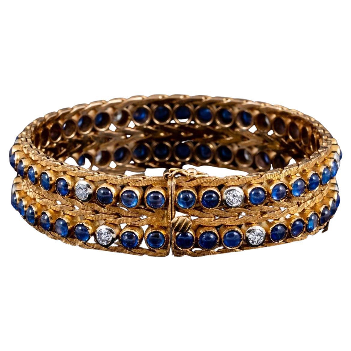 1950s Retro Gold Bracelet at 1stDibs