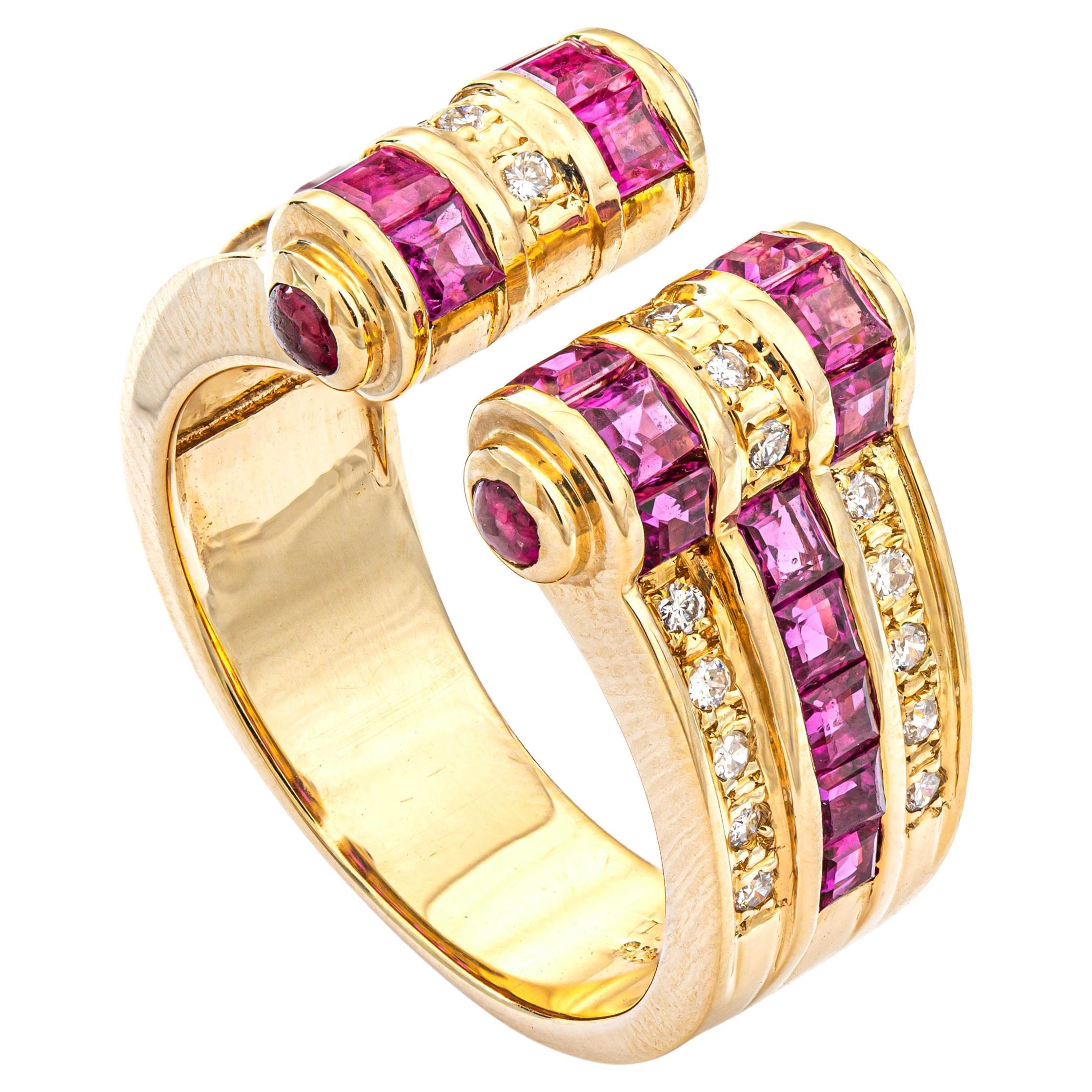 Ruby and Diamond Ring at 1stDibs