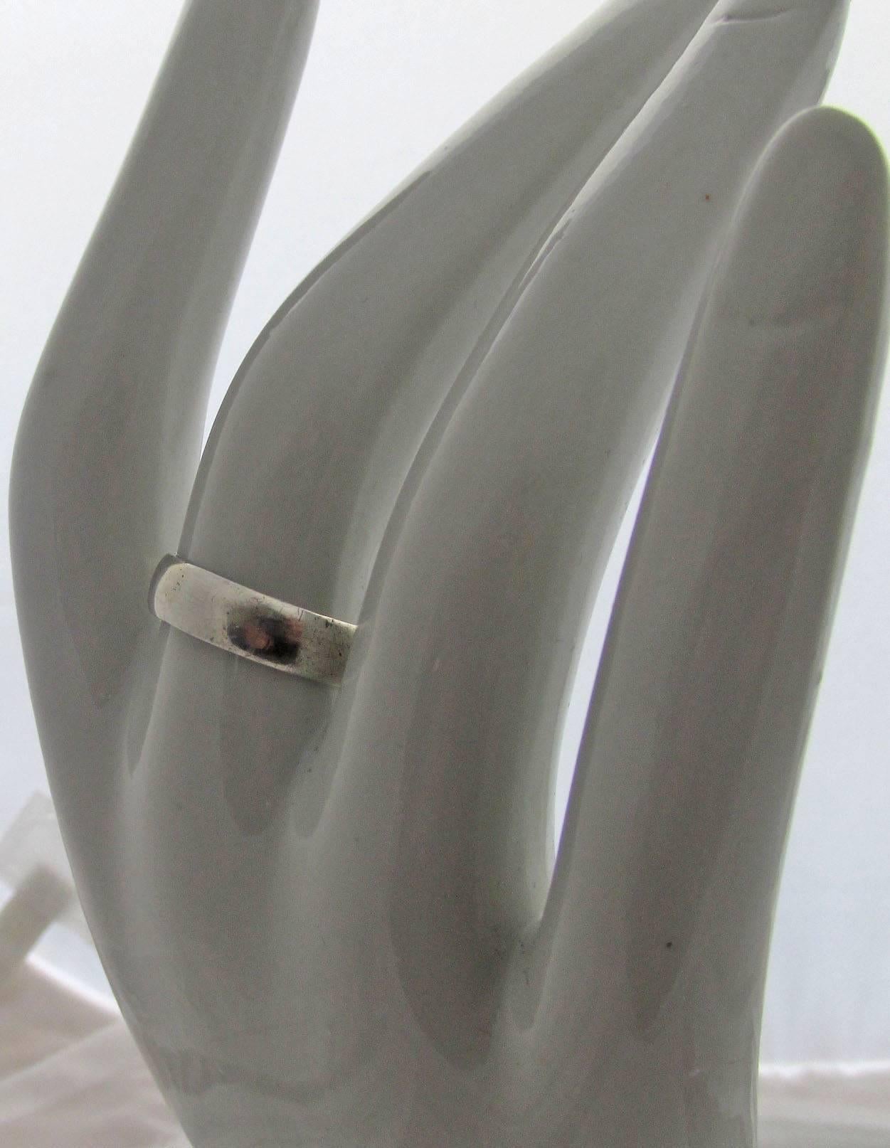 Antique Silver Posie Ring at 1stDibs