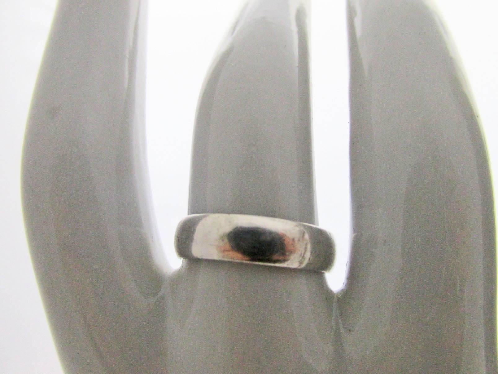 Antique Silver Posie Ring at 1stDibs