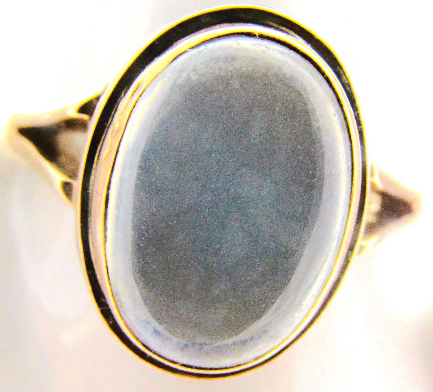 Antique Moonstone Gold Ring For Sale at 1stdibs