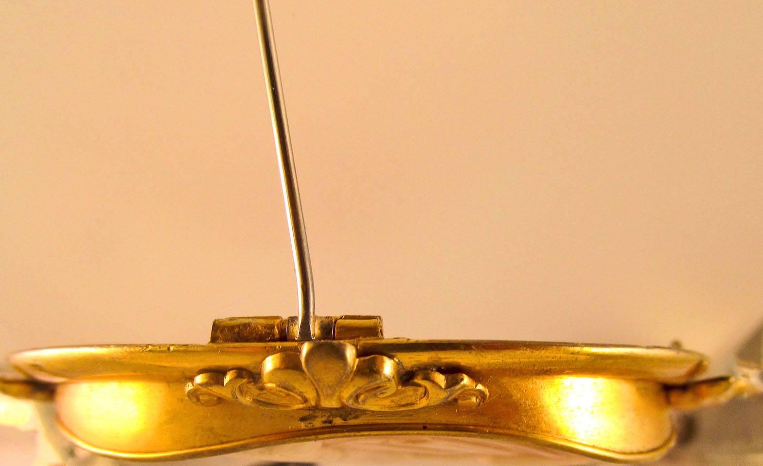 Antique Victorian Saint George and Dragon Gold Cameo Brooch at 1stDibs ...