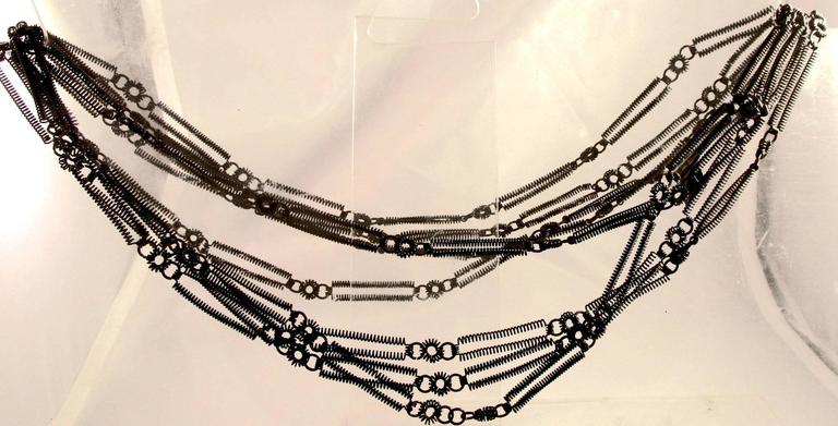 Antique Berlin Iron Chain at 1stDibs | iron chain necklace