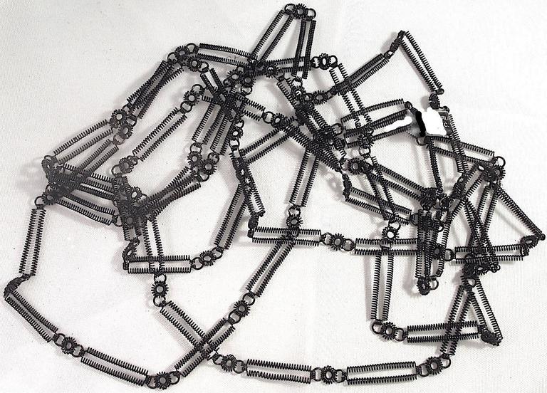 Antique Berlin Iron Chain at 1stDibs | iron chain necklace