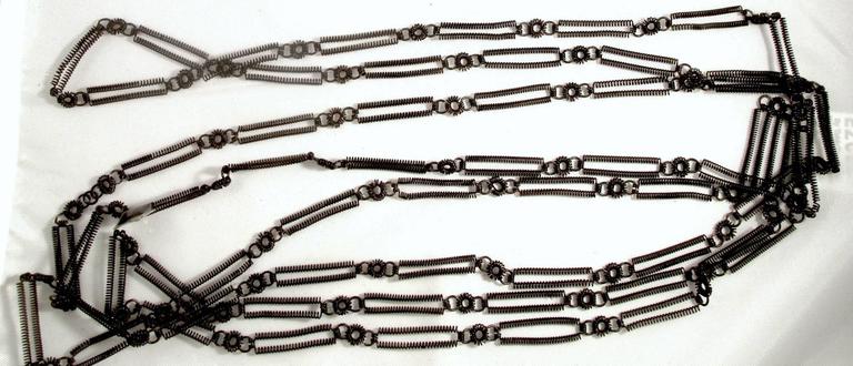 Antique Berlin Iron Chain at 1stDibs | iron chain necklace