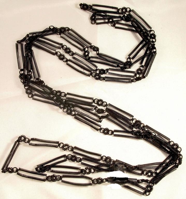Antique Berlin Iron Chain at 1stDibs | iron chain necklace