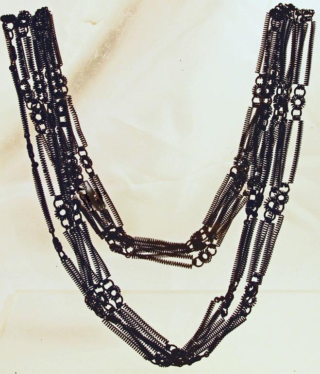 Antique Berlin Iron Chain at 1stDibs | iron chain necklace