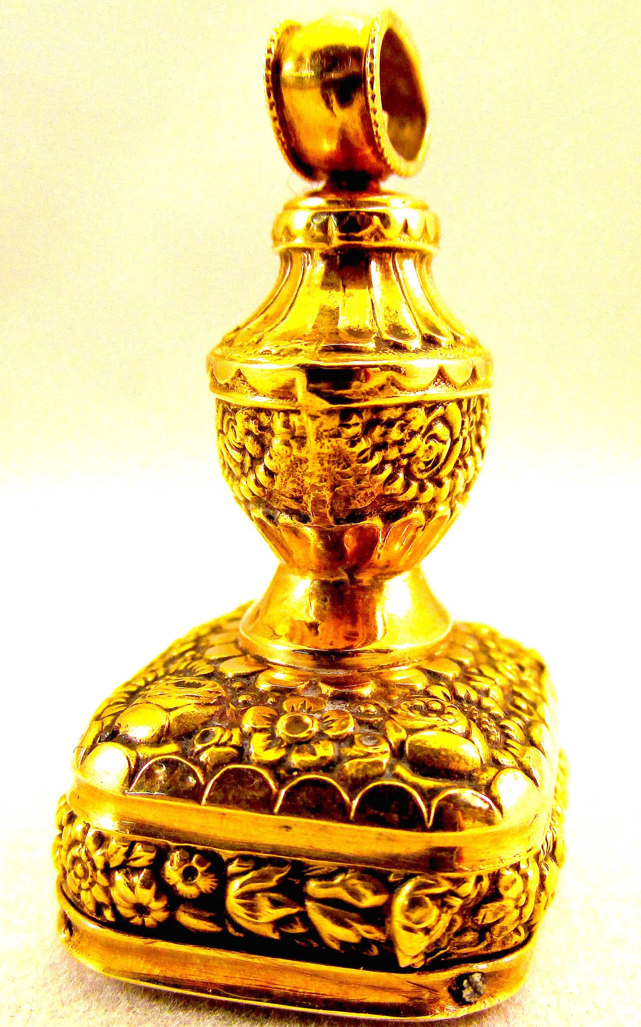 Amazing Antique Gold Music Box Fob at 1stDibs | golden music box, fob ...