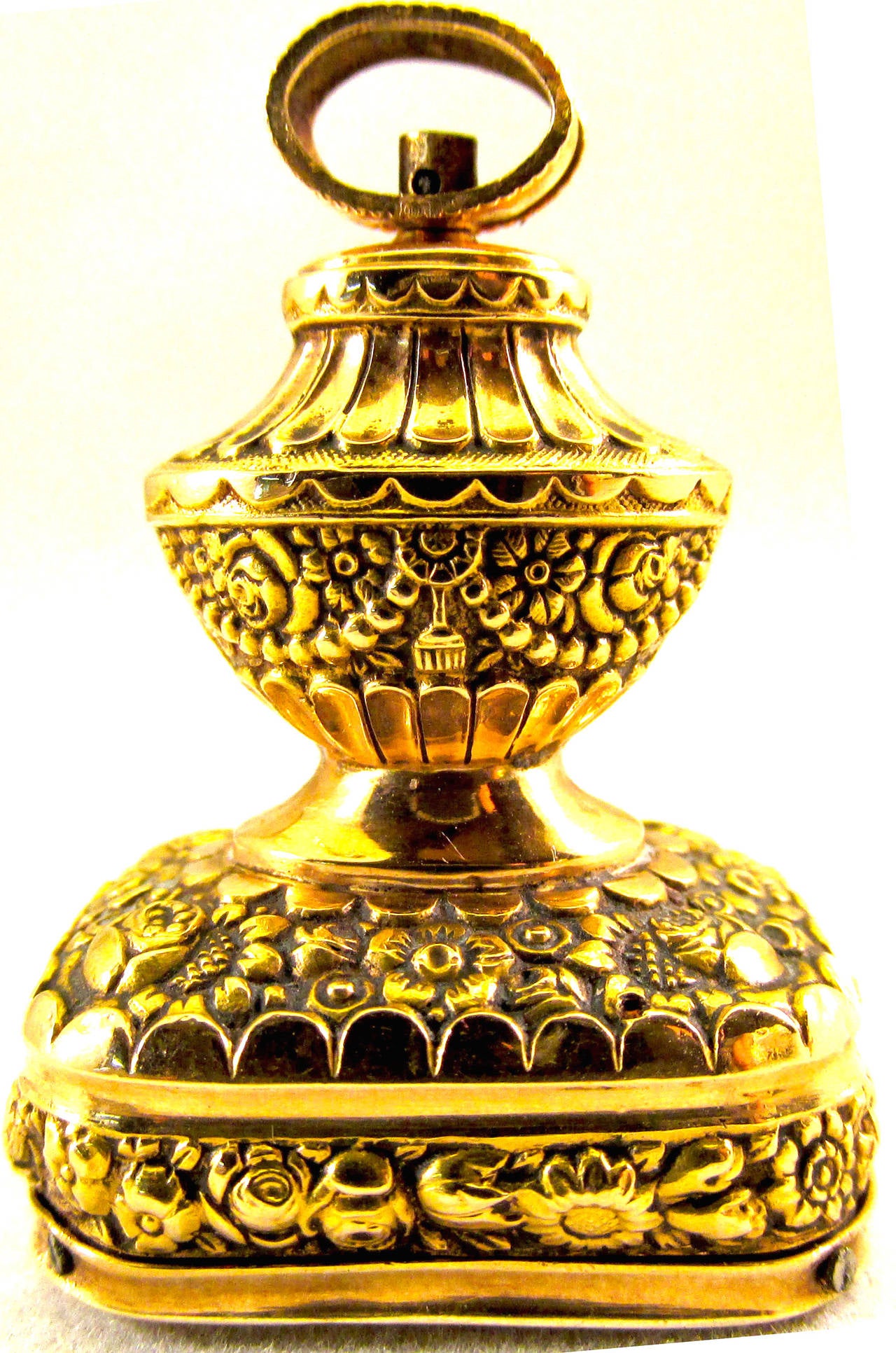 Amazing Antique Gold Music Box Fob at 1stDibs | golden music box, fob ...