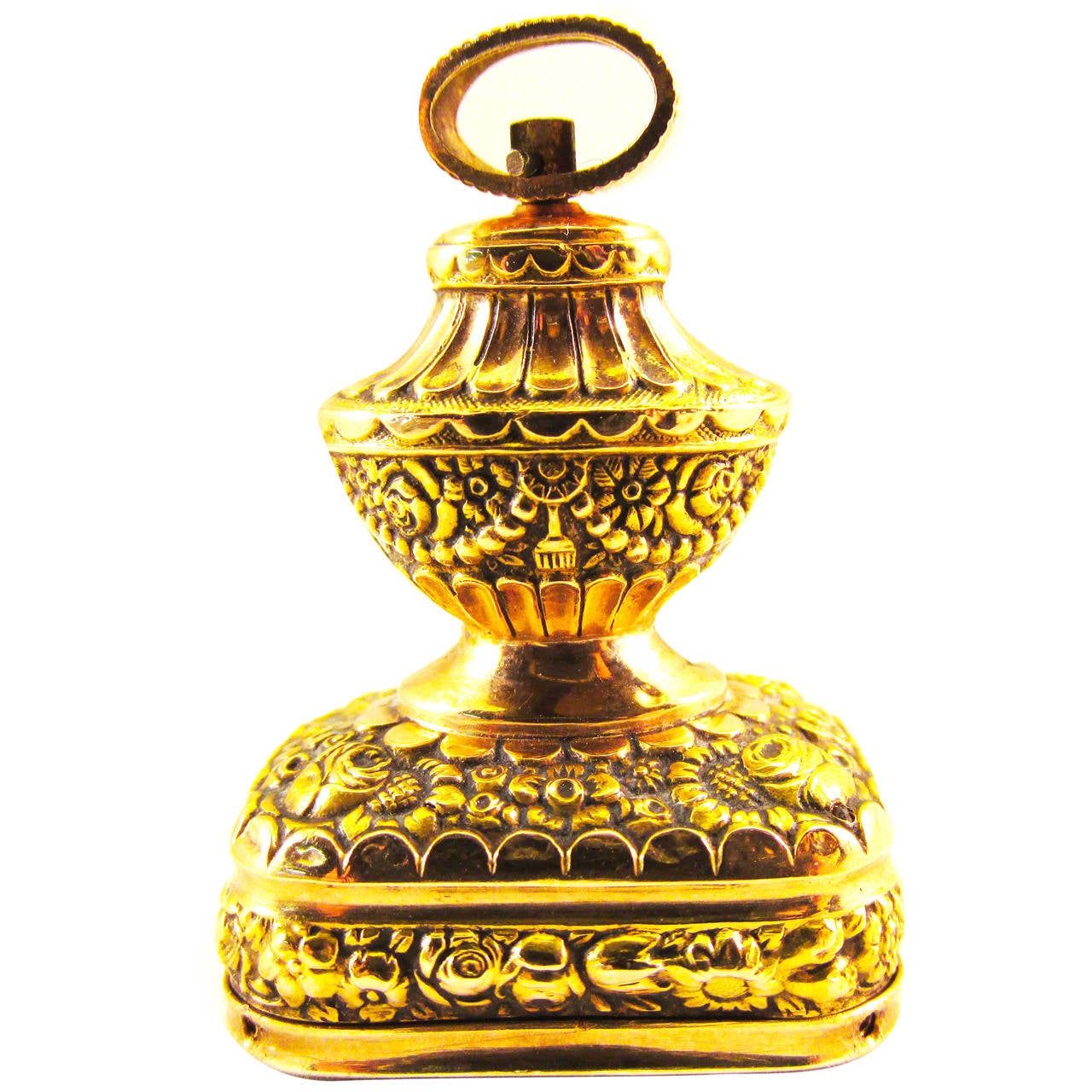 Amazing Antique Gold Music Box Fob at 1stDibs | golden music box, fob ...