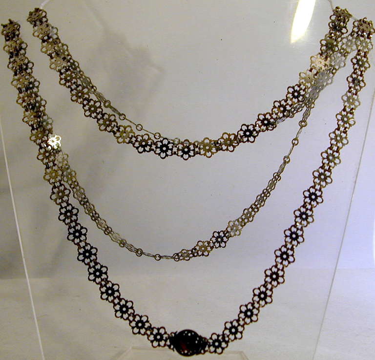 Decorative Georgian Steel Chain at 1stDibs