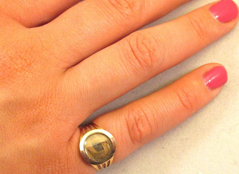 Antique Gold Memorial Ring at 1stDibs