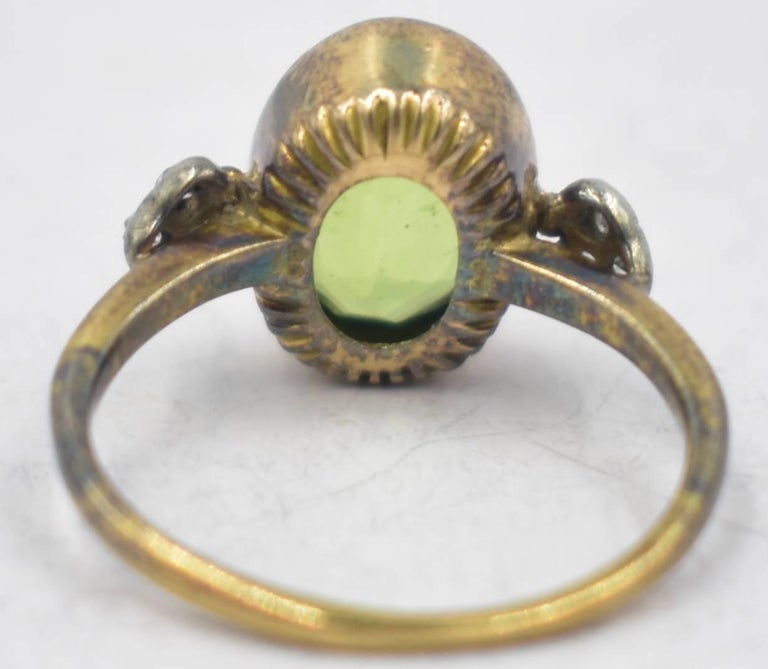 Antique Peridot Ring at 1stDibs | antique peridot rings, peridot ...