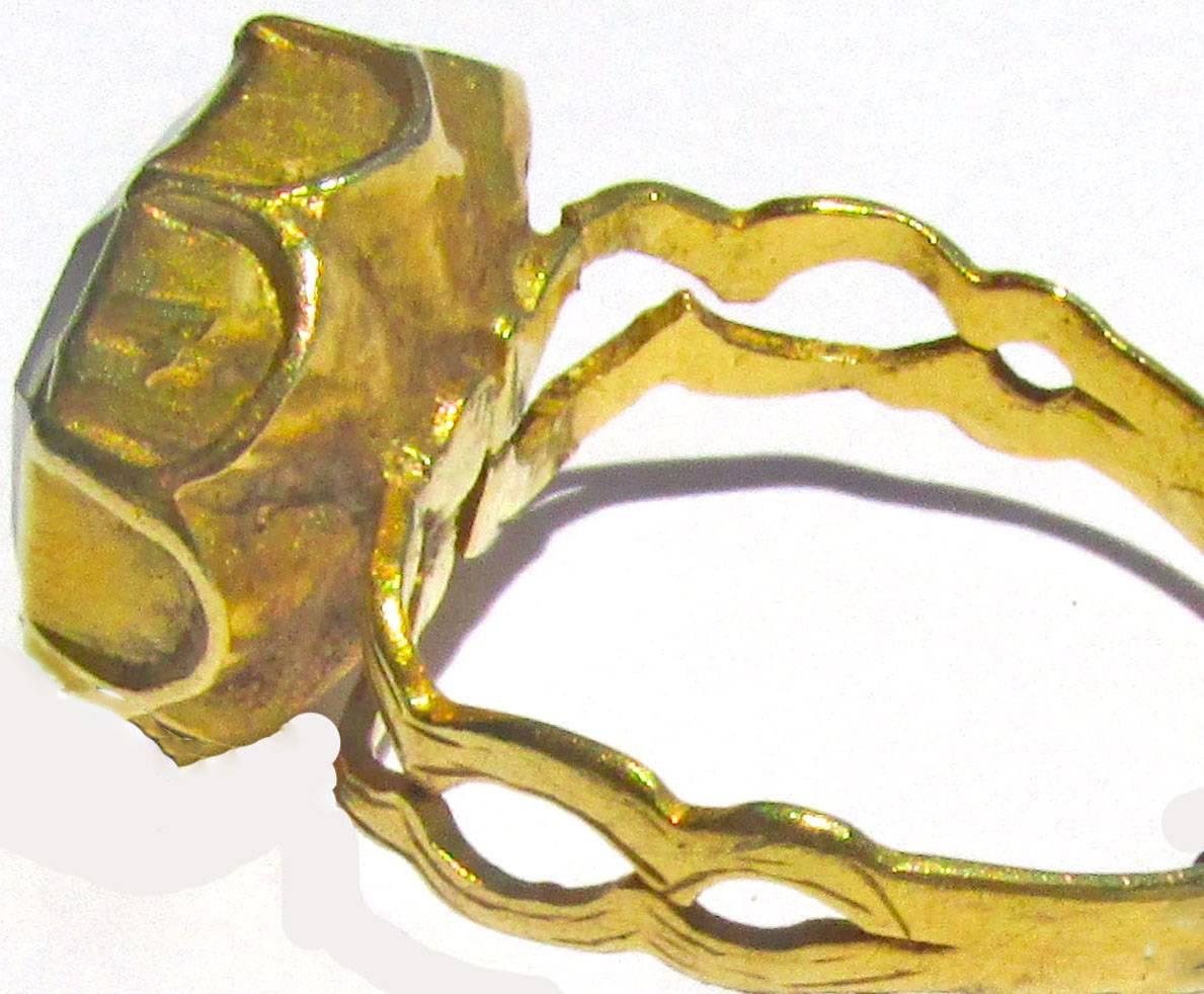 Antique Rock Crystal Ring at 1stDibs