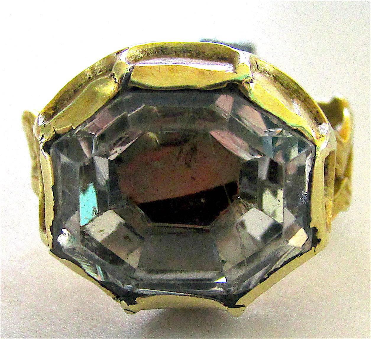 Antique Rock Crystal Ring at 1stDibs