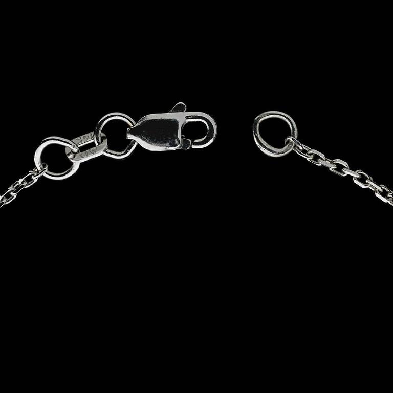 Favero Unique Articulated Diamond White Gold Vertical Line Pendant ...