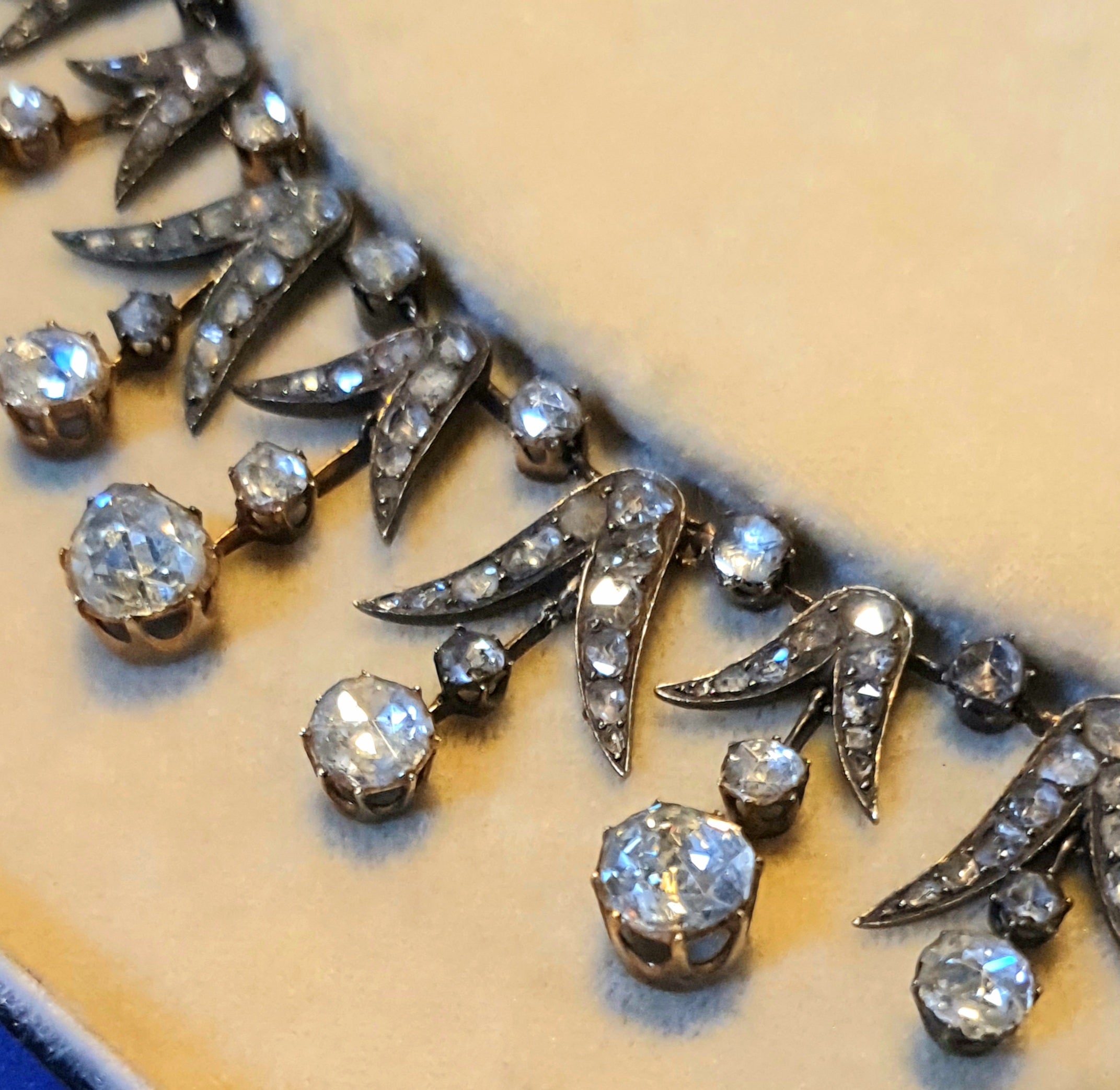 Antique Diamond Necklace at 1stDibs