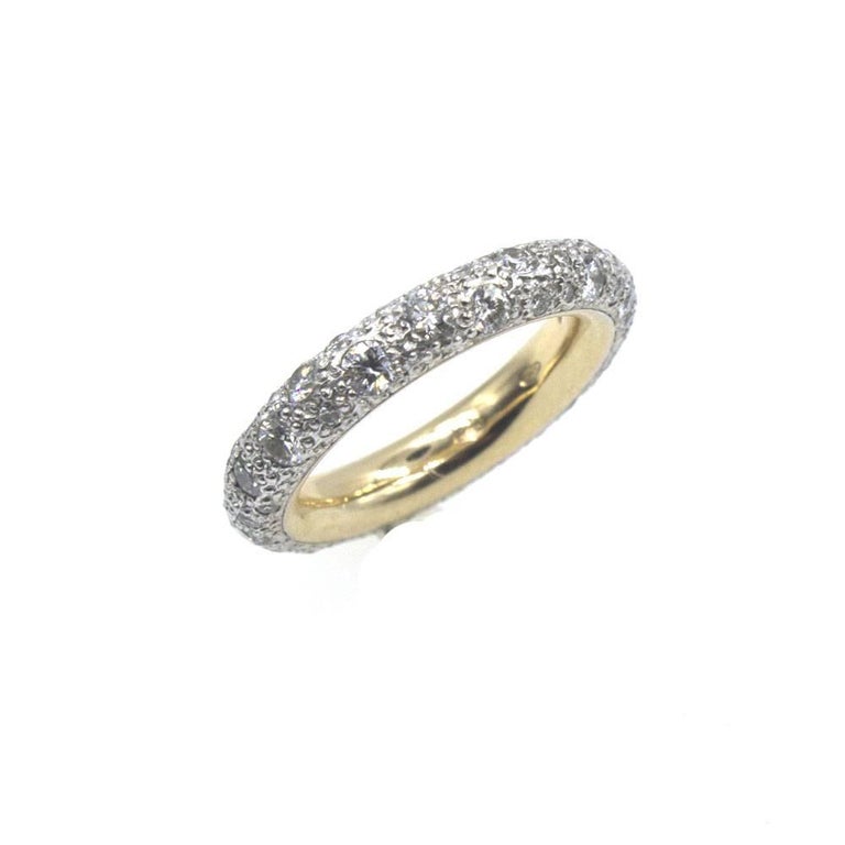 Pomellato Tango Diamond 18 Karat Yellow Gold Band Ring at 1stDibs ...