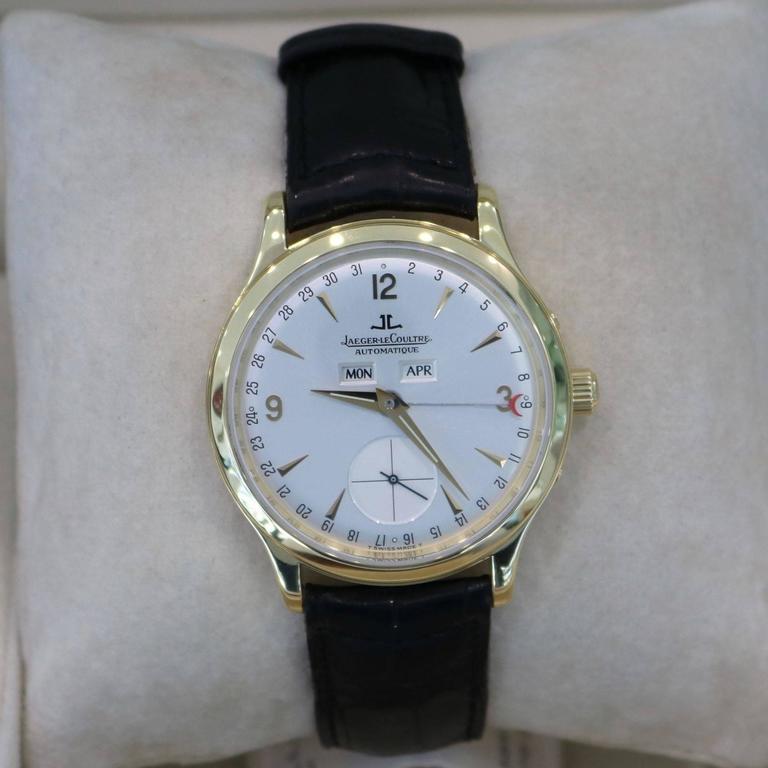 Jaeger LeCoultre Yellow Gold Master Control Date Triple Calendar ...