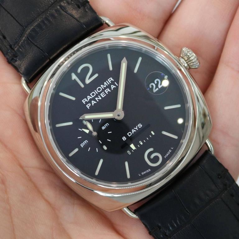 Panerai White Gold Radiomir Sp Edition 8 Days GMT PAM 200 Wristwatch at ...