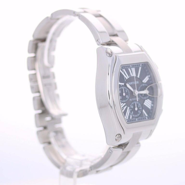 Cartier Stainless Steel Roadster Chronograph XL Black Dial Automatic ...