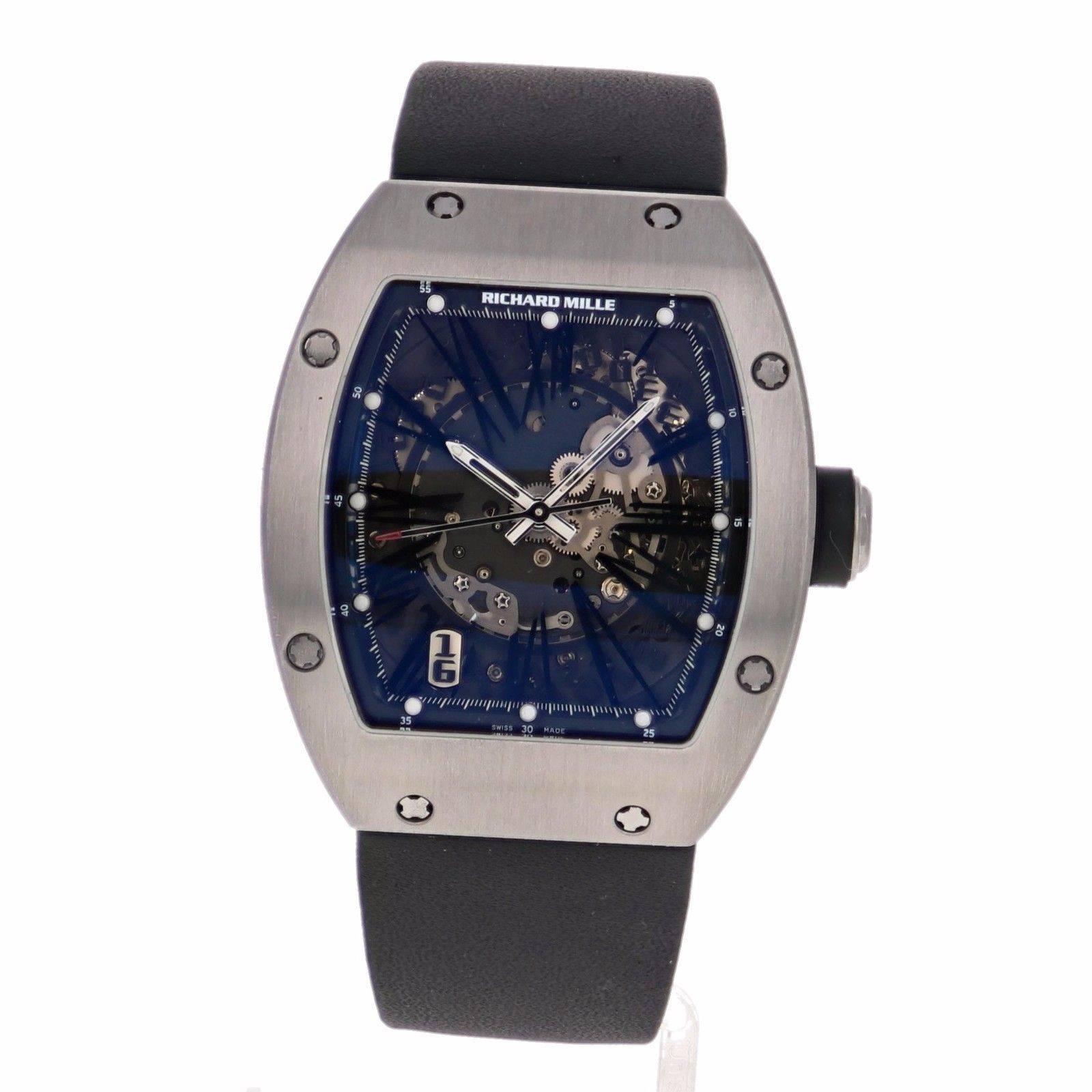 Richard Mille Titanium 45mm Skeletonized Automatic Wristwatch Ref RM023 AJ TI at 1stDibs ...