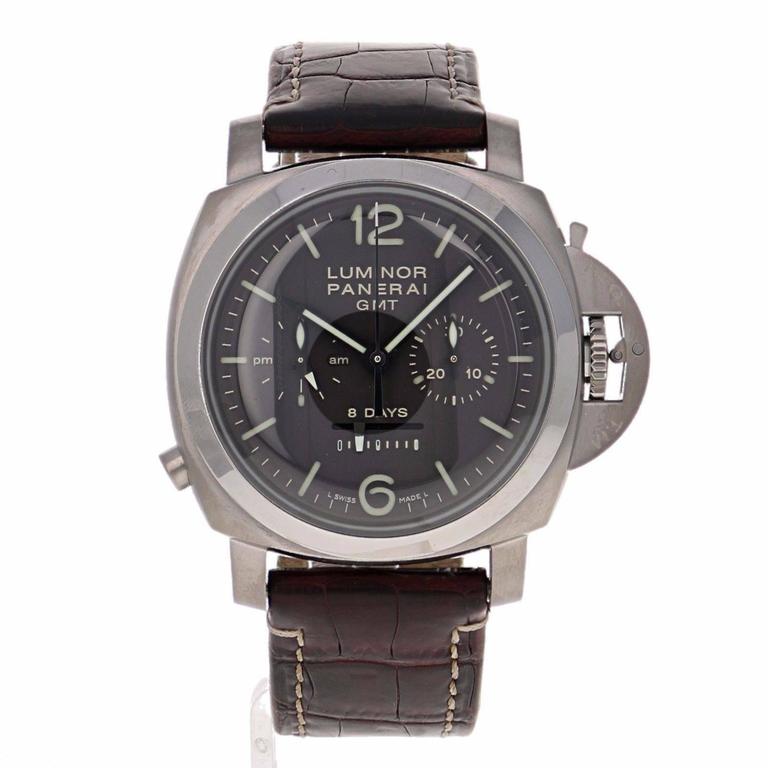 Panerai Luminor Titanium 1950 8 Days GMT Chrono Monopulsante PAM311 at ...