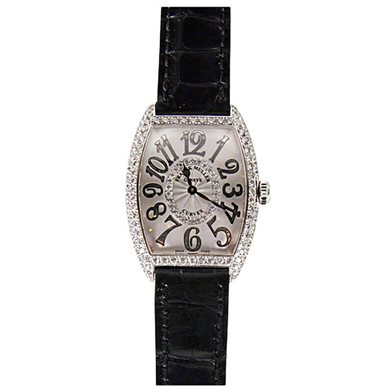 Franck Muller Diamond Watch - 9 For Sale on 1stDibs