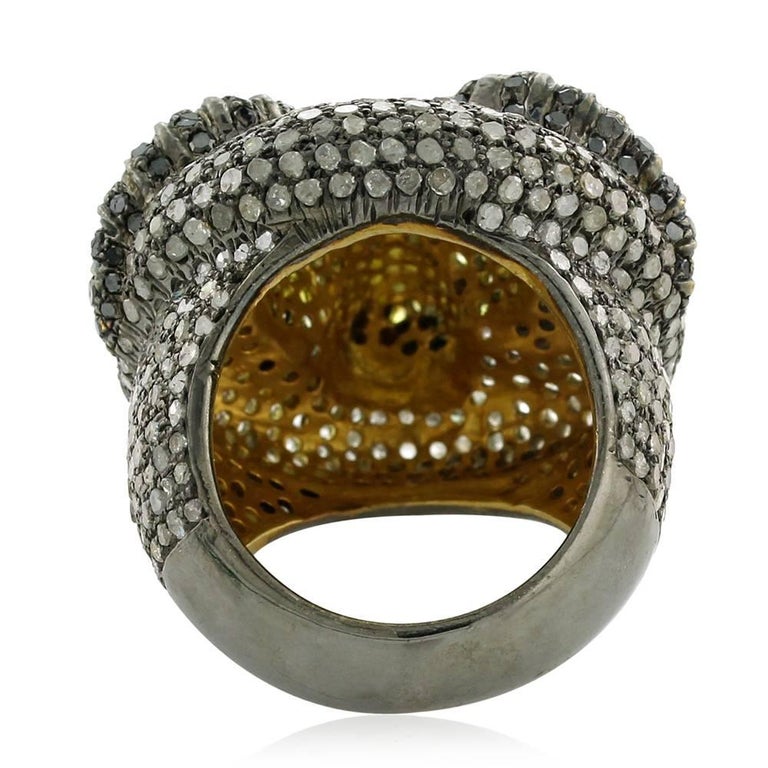 Sheep Diamond Ring at 1stDibs