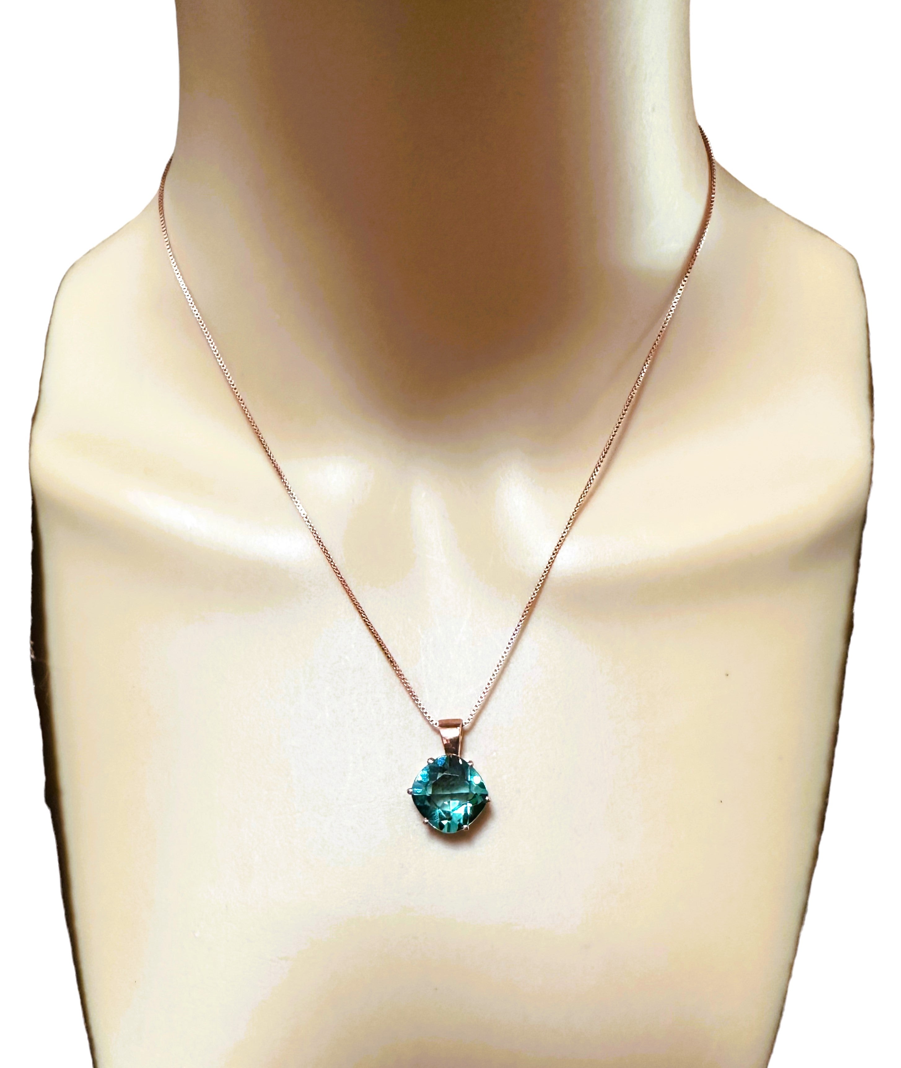 New Santa Maria 8.60 Ct Aquamarine and Sapphire RGold Plated Sterling ...