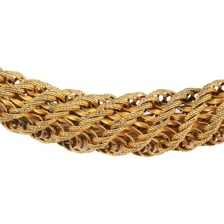 Georgian Era Pinchbeck Necklace For Sale at 1stDibs