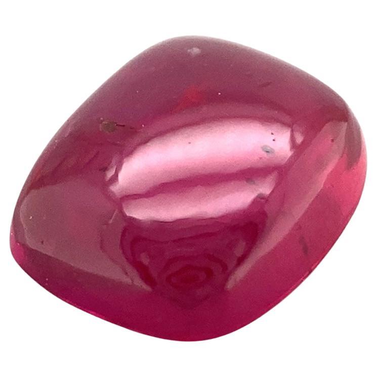 1.53ct Cushion Double Cabochon Purplish Red Ruby GIA Certified ...