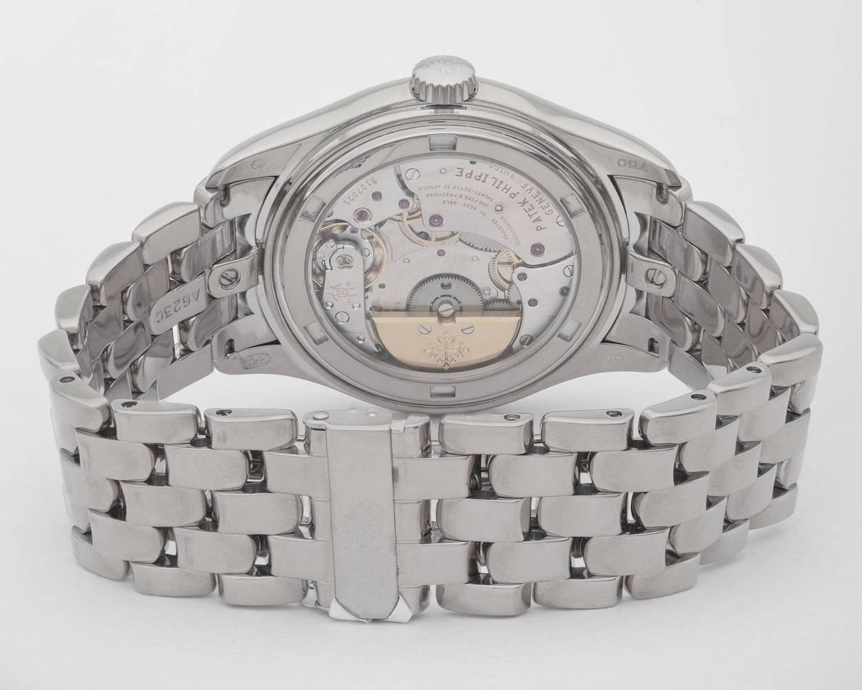 Patek Philippe White Gold Perpetual Calendar Automatic Wristwatch at ...