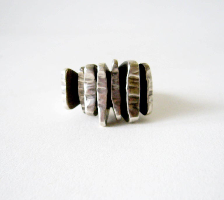 Rey Urban for A. Fausing Sterling Silver Scandinavian Street Style Ring ...