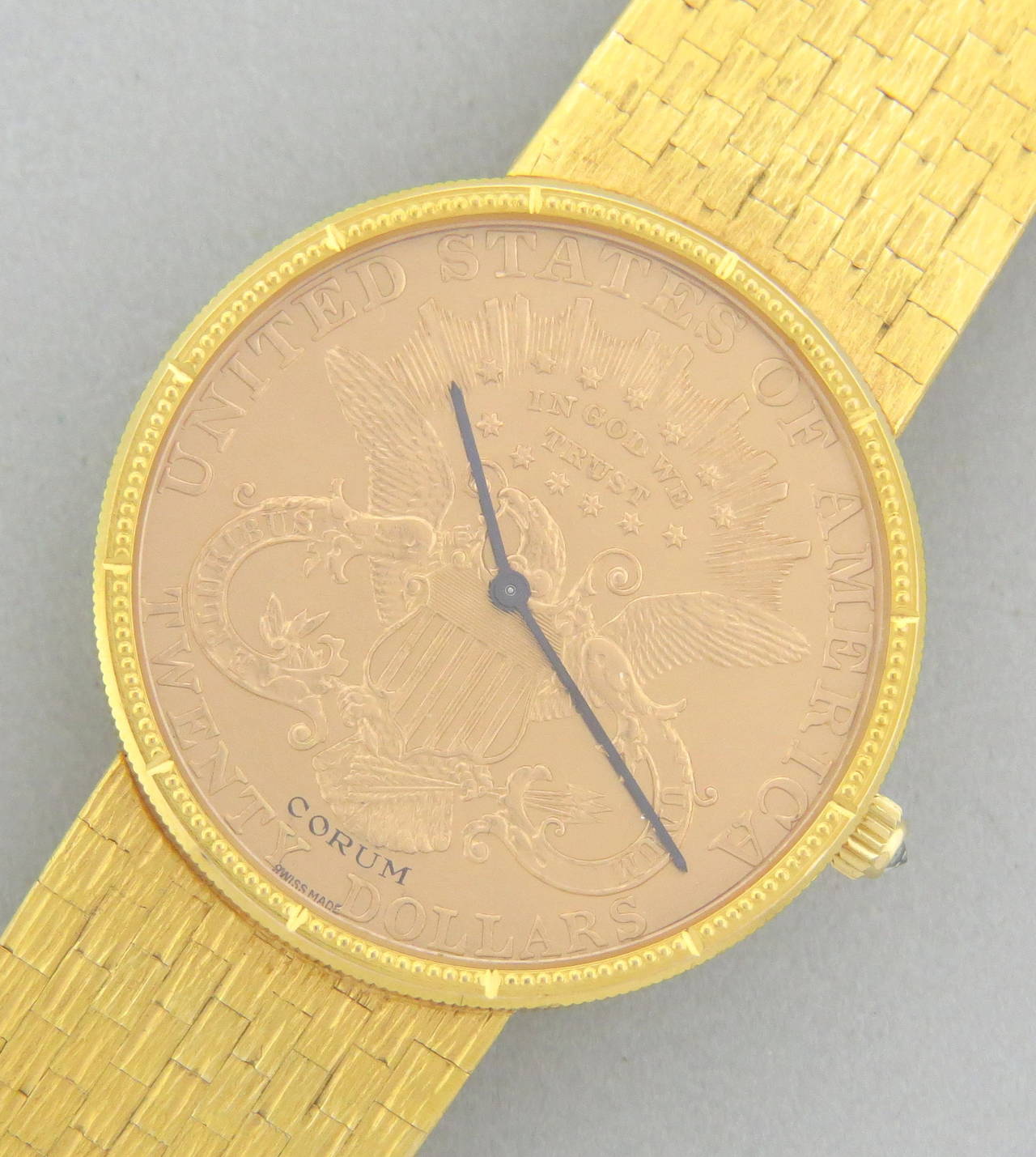 Corum Yellow Gold Twenty Dollar Coin Manual Wind Wristwatch at 1stDibs ...